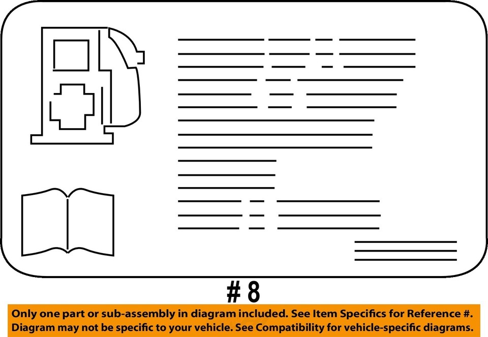 GM OEM 16-23 Acadia Information Labels Labels-Fuel Label 84089673 | eBay