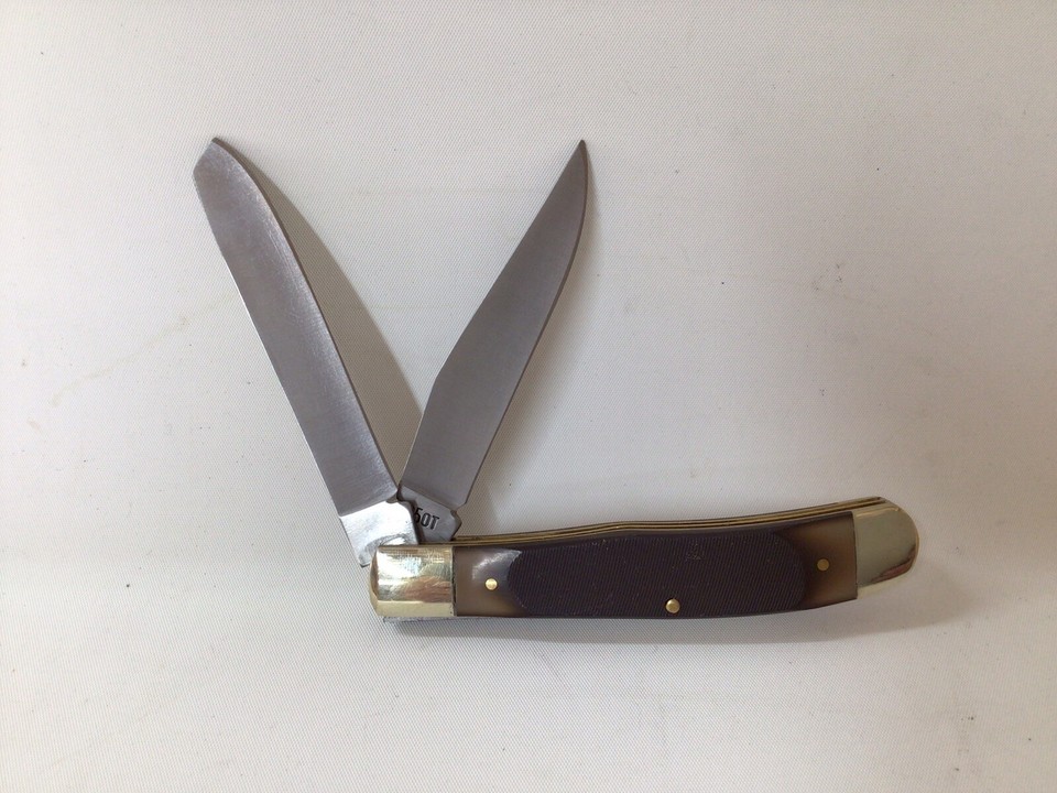 Old Timer 95OT 2 Blade Large Folding Trapper Pocket Folding Knife Ex ...