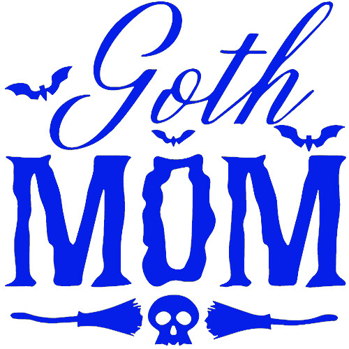 Goth Mom sticker VINYL DECAL Gothic Horror Dark Mystical Emo Lifestyle ...