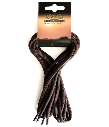 FORCES ARMY BOOT LACES SAS Brown round 180cm long Military cadet shoe ...