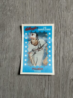 1982 MLB Kellogg's 3-D Superstars | Jim Palmer | #42 | Baltimore ...