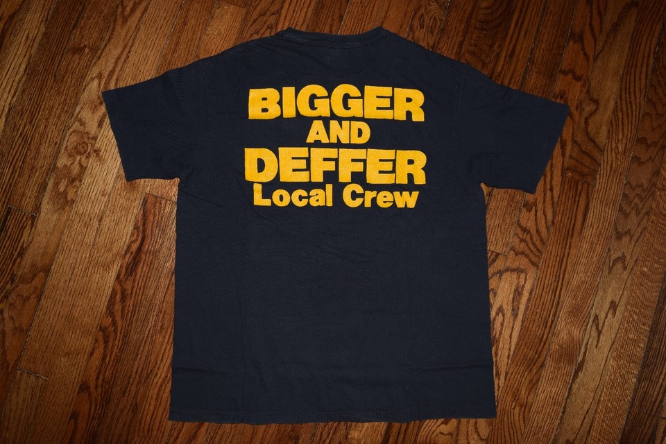1987 Def Jam 87 bigger and deffer crew rap T-Shirt vtg 80s hip-hop ll ...