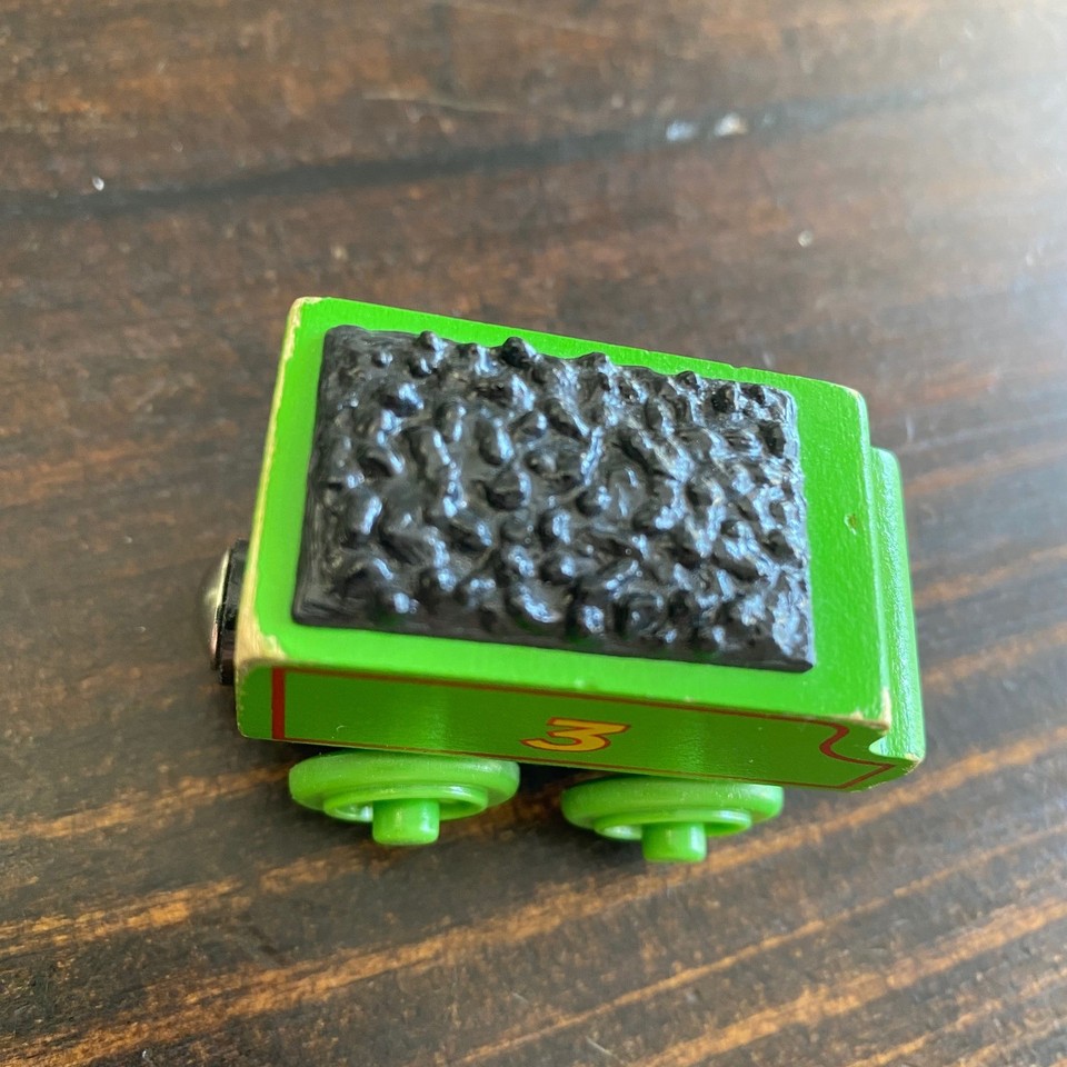 Thomas & Friends Wooden Railway Henry's Tender Green Coal Car No. 3 ...