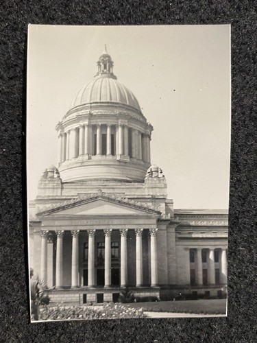 Olympia Washington WA State Capitol Building Antique Snapshot Photo | eBay
