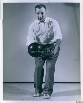1959 Detroit Bowling Lessons Ted Sports 8X10 Historic Original Vintage ...