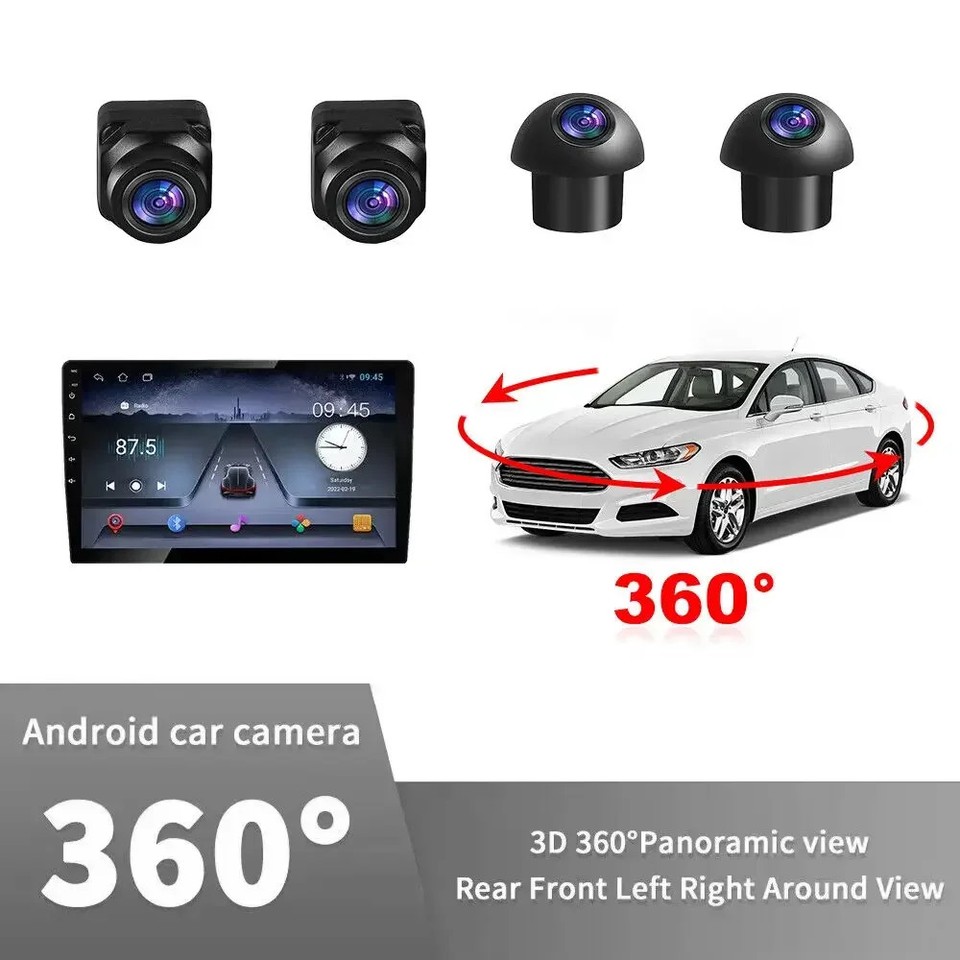 Car AHD 720P/1080P 360° View System Panoramic View Camera Parking ...