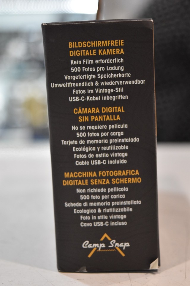 Camp Snap Digital Camera Black | eBay Australia