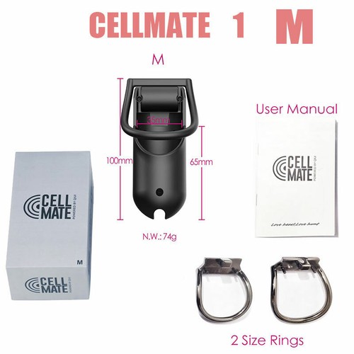 QIUI Bluetooth Male Chastity Device APP Remote Control Cage Ring ...