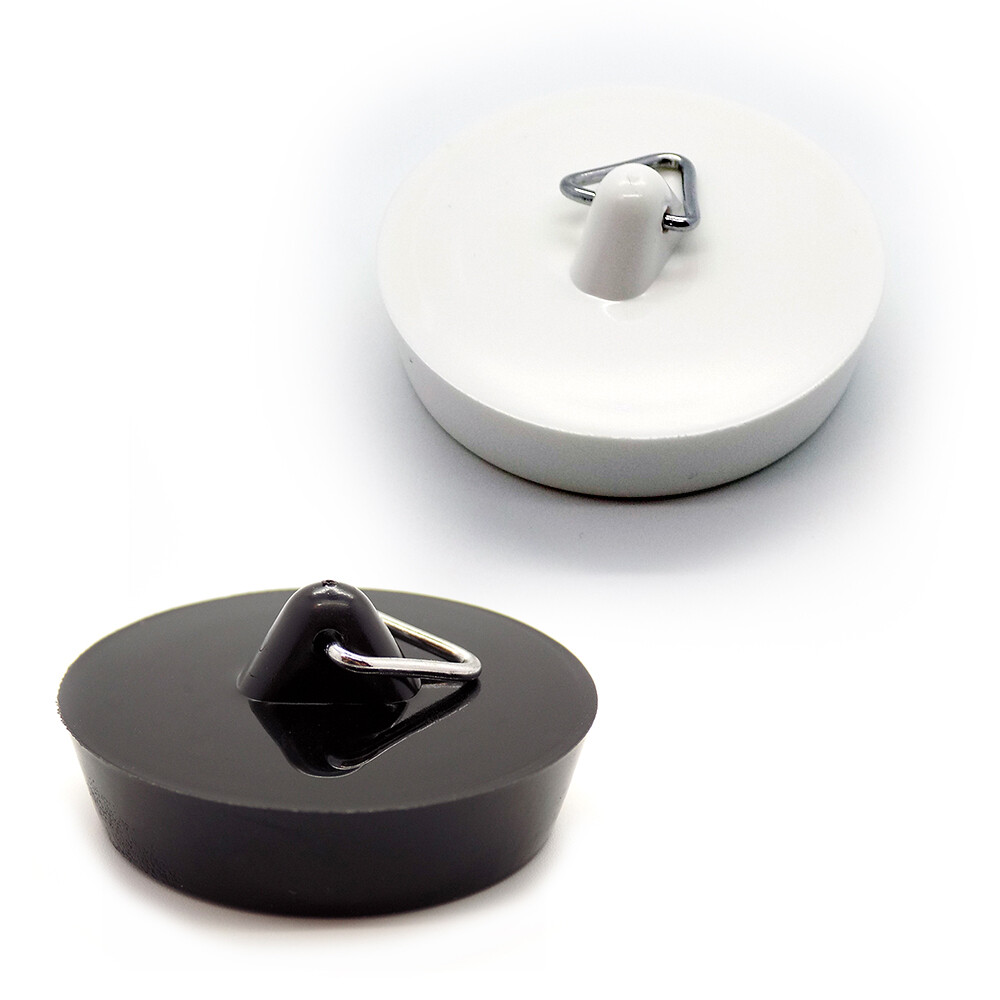 Bathtub Drain Plug Rubber 2Pcs Rubber Drain Stopper Fits 1 7/8 Inch To
