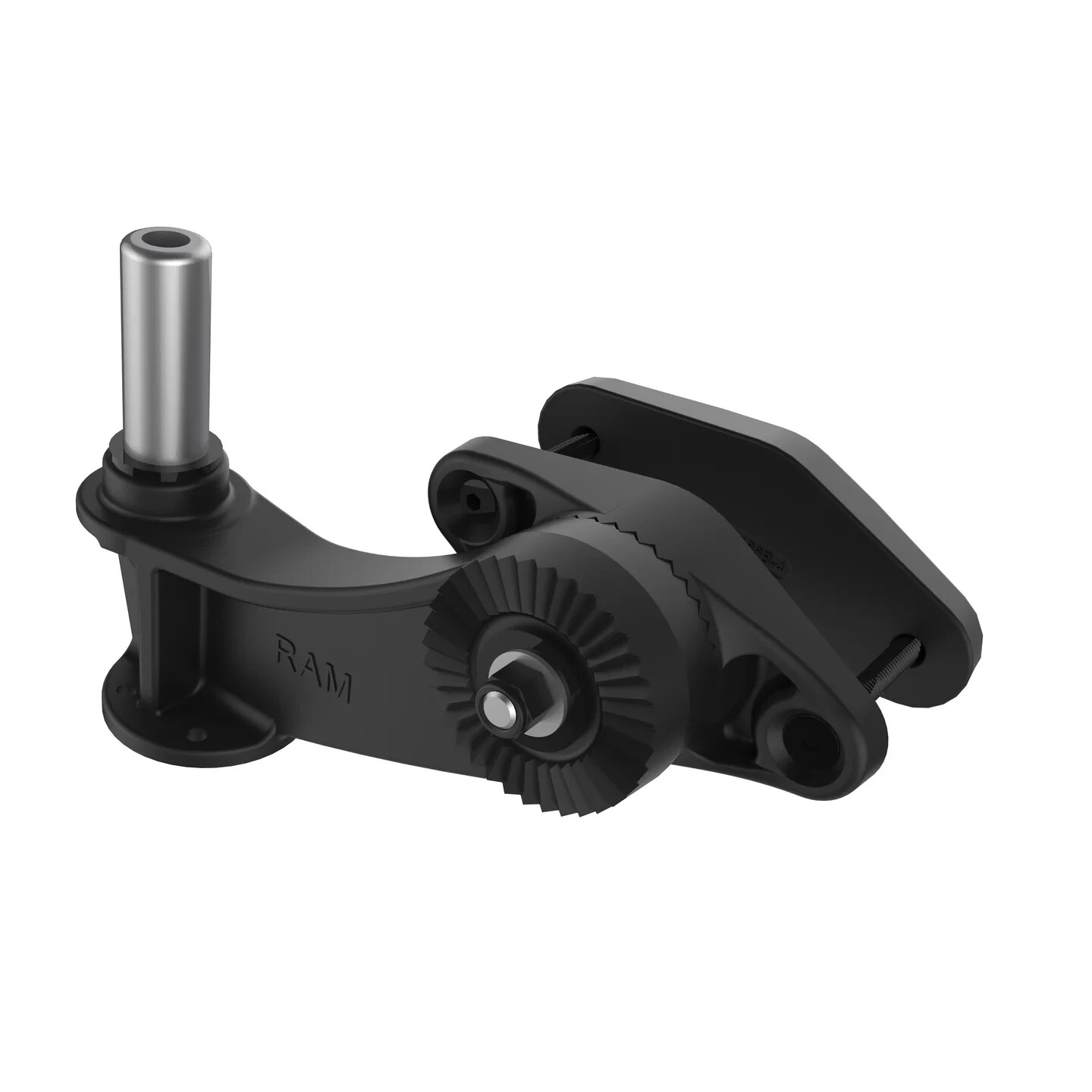 RAM Mount 4" Square Post Clamp Ratchet Base with 1/2" NPT Post RAM-247U ...