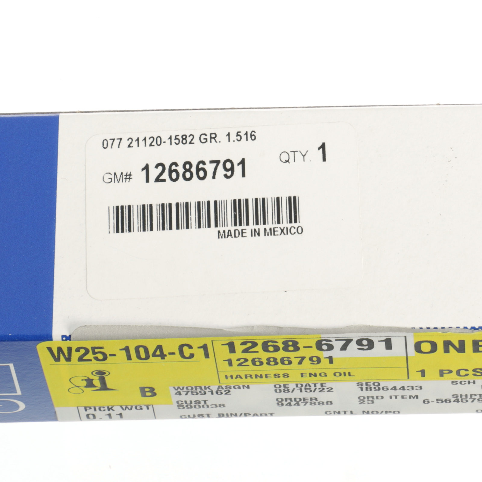 OEM NEW GM Engine Oil Level Indicator Control Module Wiring Harness ...