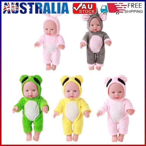 30cm Newborn Animal Shape Doll Baby Simulation Soft Vinyl Doll Children ...