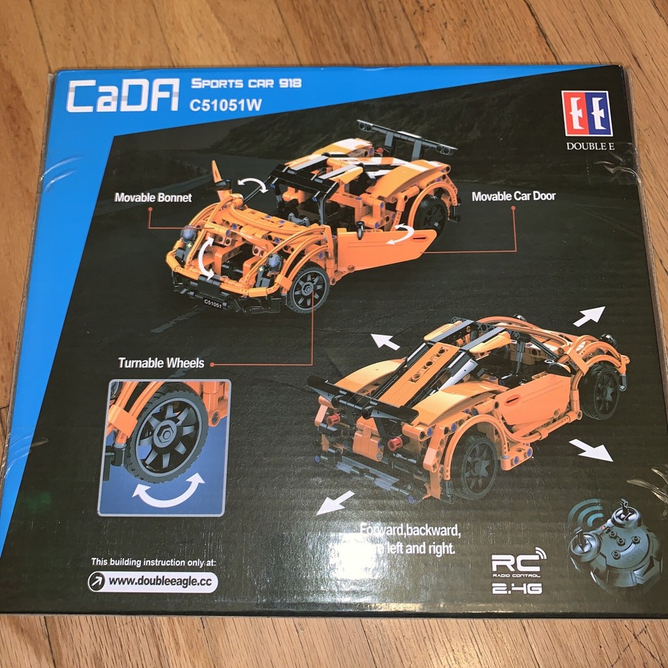 NEW, Sealed CaDFI deTech Sports Car 918 RC Brick Kit C51051W 421 pcs | eBay