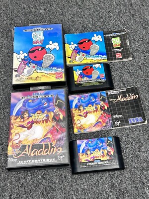 Lot x2! Cool spot / Disney's Aladdin Authentic Game Cartridge, CIB ...