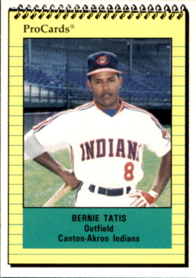 1991 Canton-Akron Indians ProCards #993 Bernie Tatis Dominican Republic ...