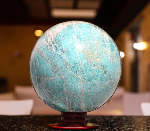 230MM Aqua Amazonite Crystal Healing Chakra Energy Metaphysical ...