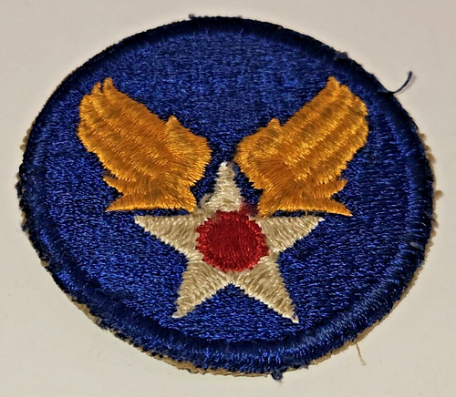 Original WWII U.S. ARMY AIR FORCE WHITE STAR & RED PILOT USAAF PATCH ...