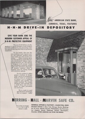 1949 Print Ad Herring Hall Marvin Safe Hamilton OH American State Bank ...