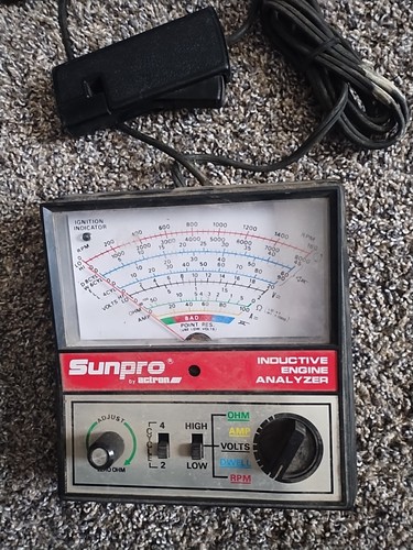 SUNPRO BY ACTRON CP 7673, INDUCTIVE ENGINE ANALYZER BASIC CONNECTIONS ...