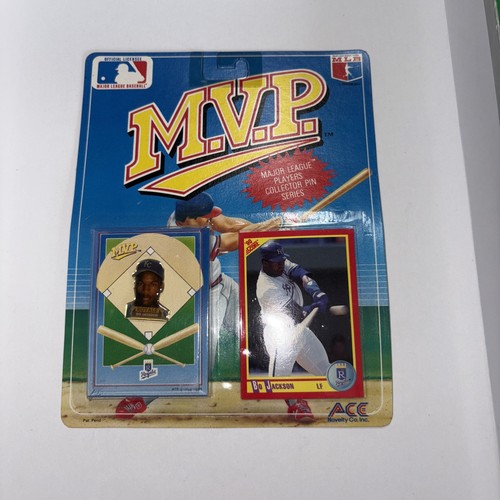 Bo Jackson 1990 Collector Card and MVP Pin NIP First Edition Vintage | eBay