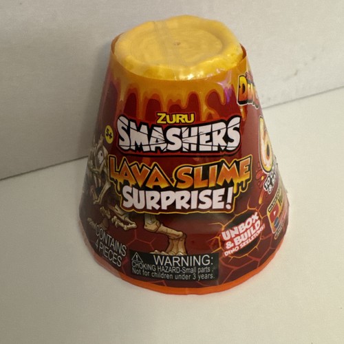 Zuru Smashers Series 4 Volcano Lava Slime Surprise Dinosaur Skeleton ...