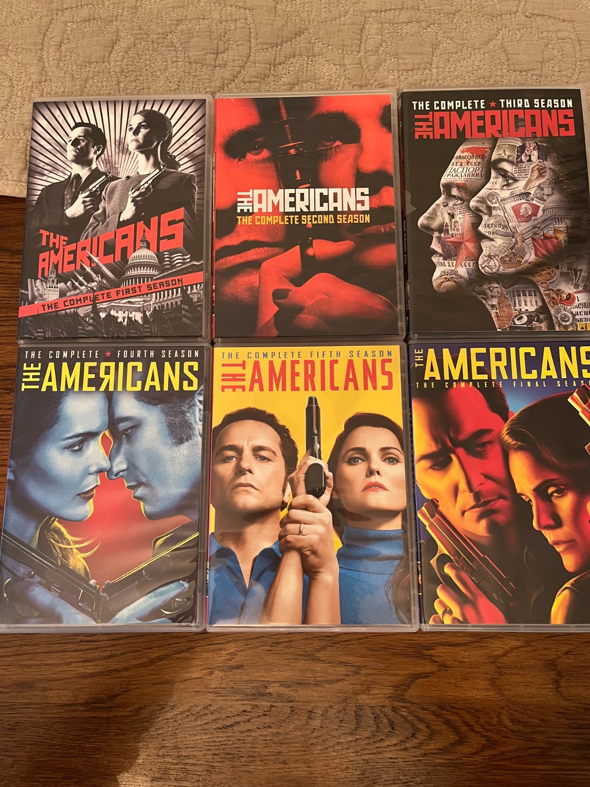 The Americans Complete Series DVD Lot Season 1 2 3 4 5 & 6 FX Excellent ...