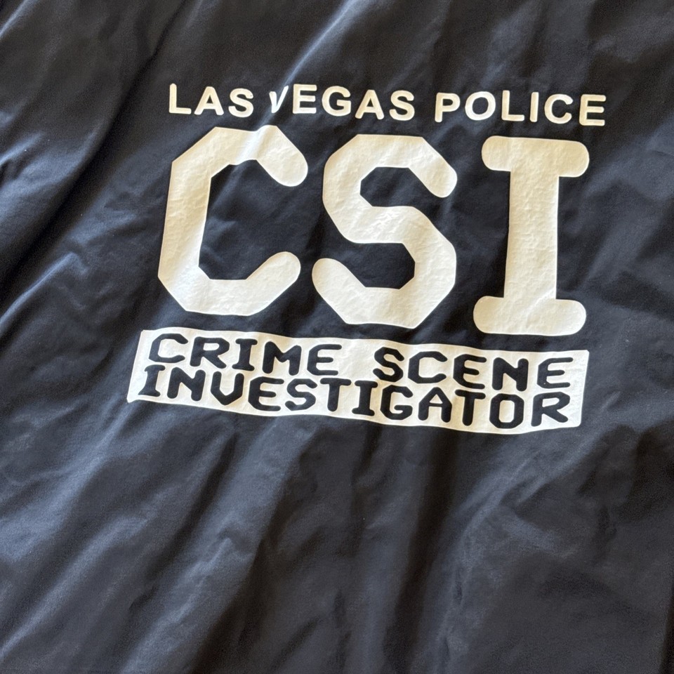 Vintage CSI Las Vegas Jacket Size Medium Black Officially Licensed ...
