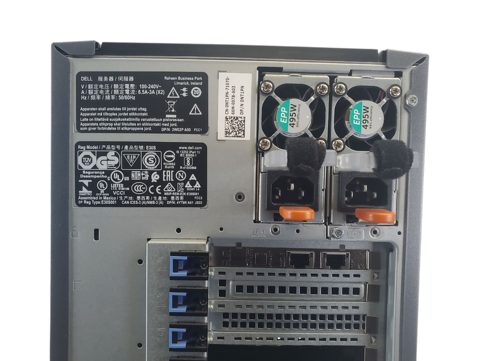 Dell Poweredge T430 Server 1x Xeon E5-2630 V3 2.4GHz 128GB DDR4 3x 1TB ...