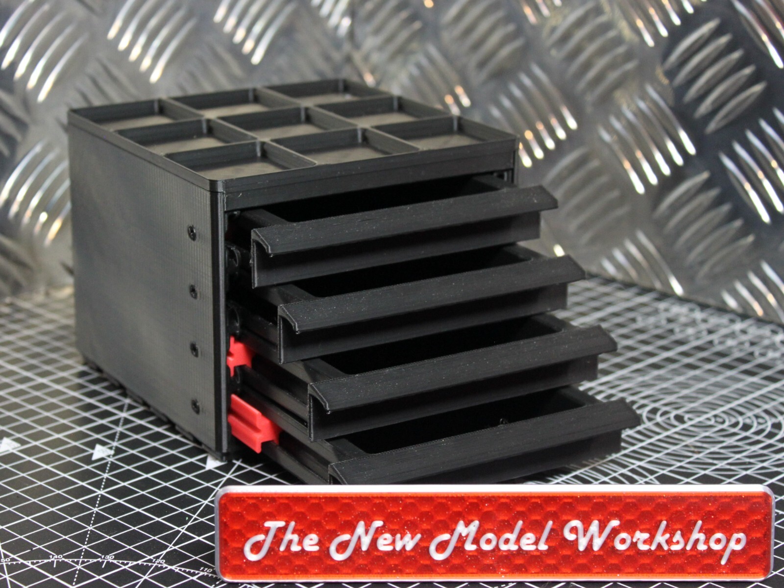 Micro Tool Chest Toolbox Type 10, Model Maker Parts Hardware Organiser ...