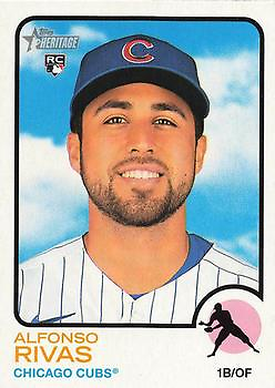 2022 Topps Heritage 69 Alfonso Rivas Rookie Chicago Cubs MLB Baseball ...