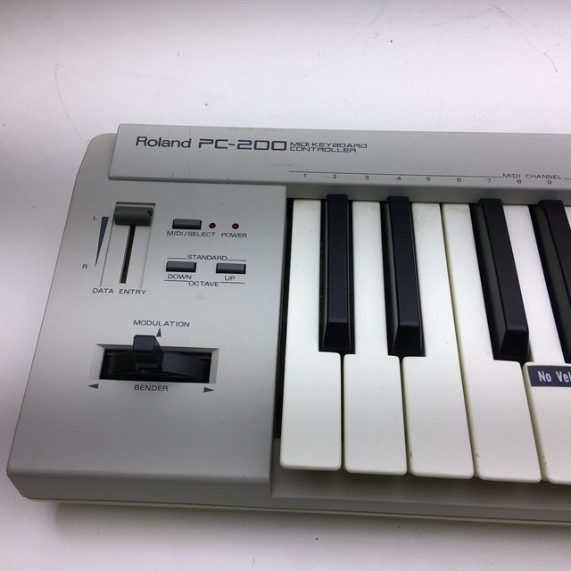 Roland MKII Pc-200 Midi Controller Keyboard 4 Octave 49 Keys NM for ...