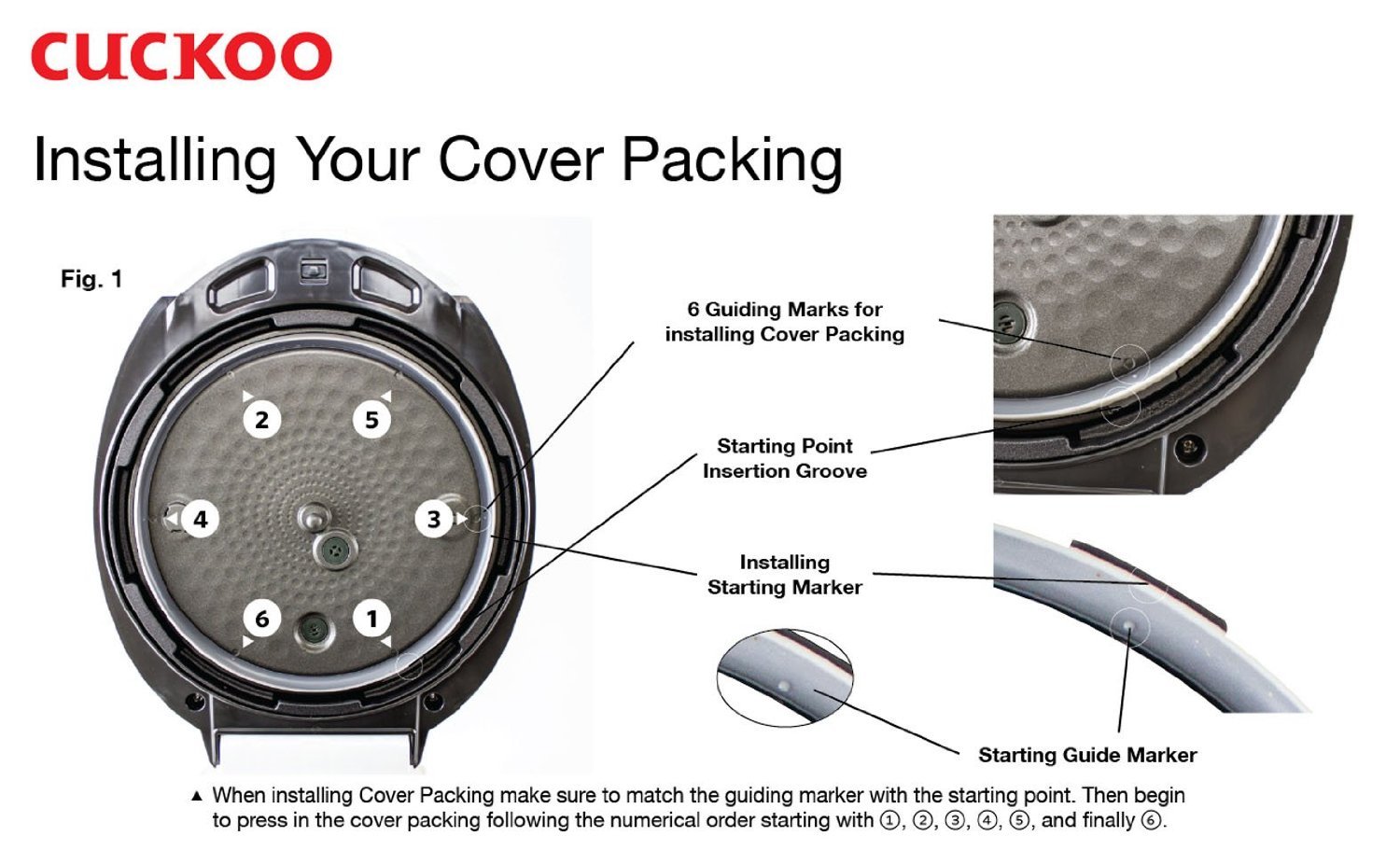 Cuckoo Pressure Cover Packing Replacement Ring | CCP-10 | eBay