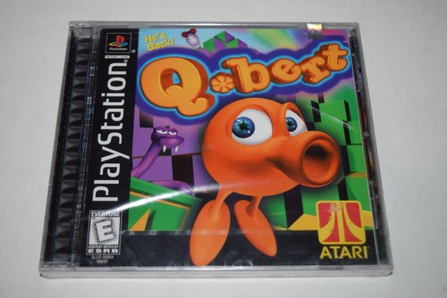 Q*bert Playstation PS1 Video Game New Y-Fold Shrinkwrap Sealed ...