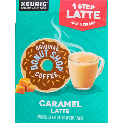 Caramel One Step Latte The Original Donut Shop KCup Coffee 10ct for ...