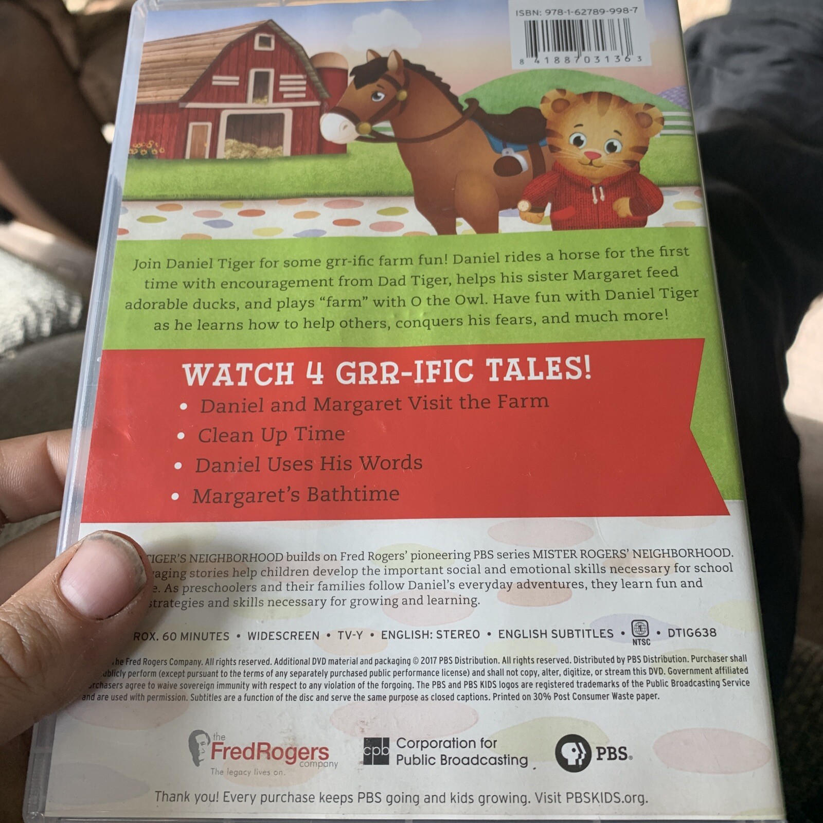 Daniel Tiger's Neighborhood: Daniel Visits the Farm (DVD) 841887031363 ...