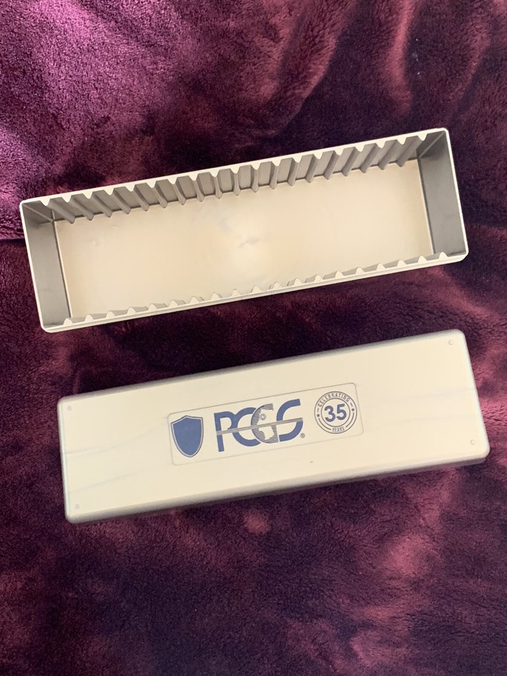 Gold PCGS 35th Anniversary Box / Holds 20 PCGS Slabbed Coins | eBay