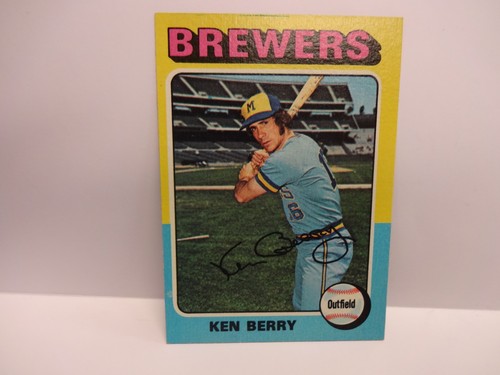 1975 Topps Baseball Ken Berry Milwaukee Brewers Card #432 | eBay