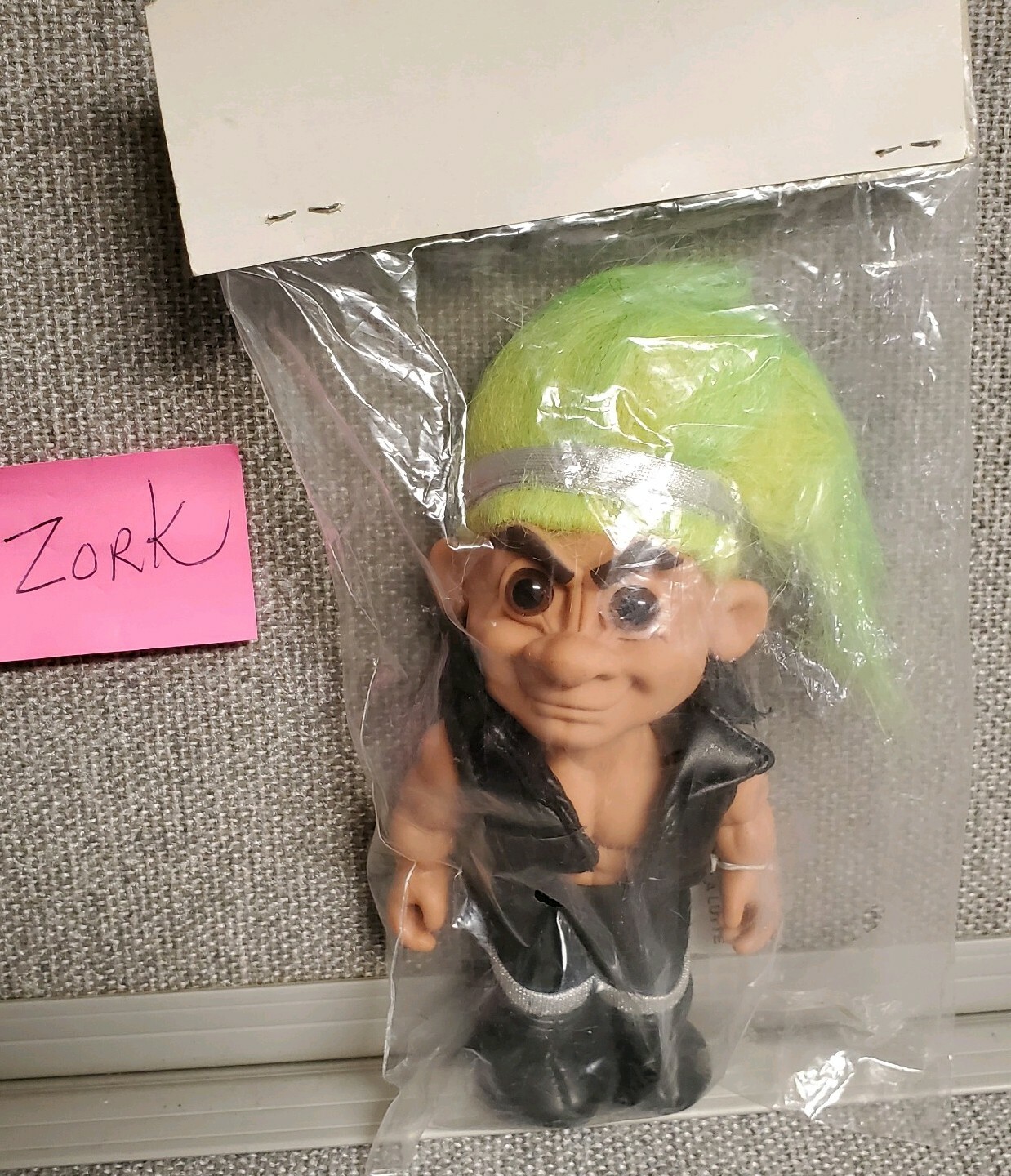 Doomslayer Troll Wrestler Zork 5" Doll w/ Green-yellow Hair by Russ ...