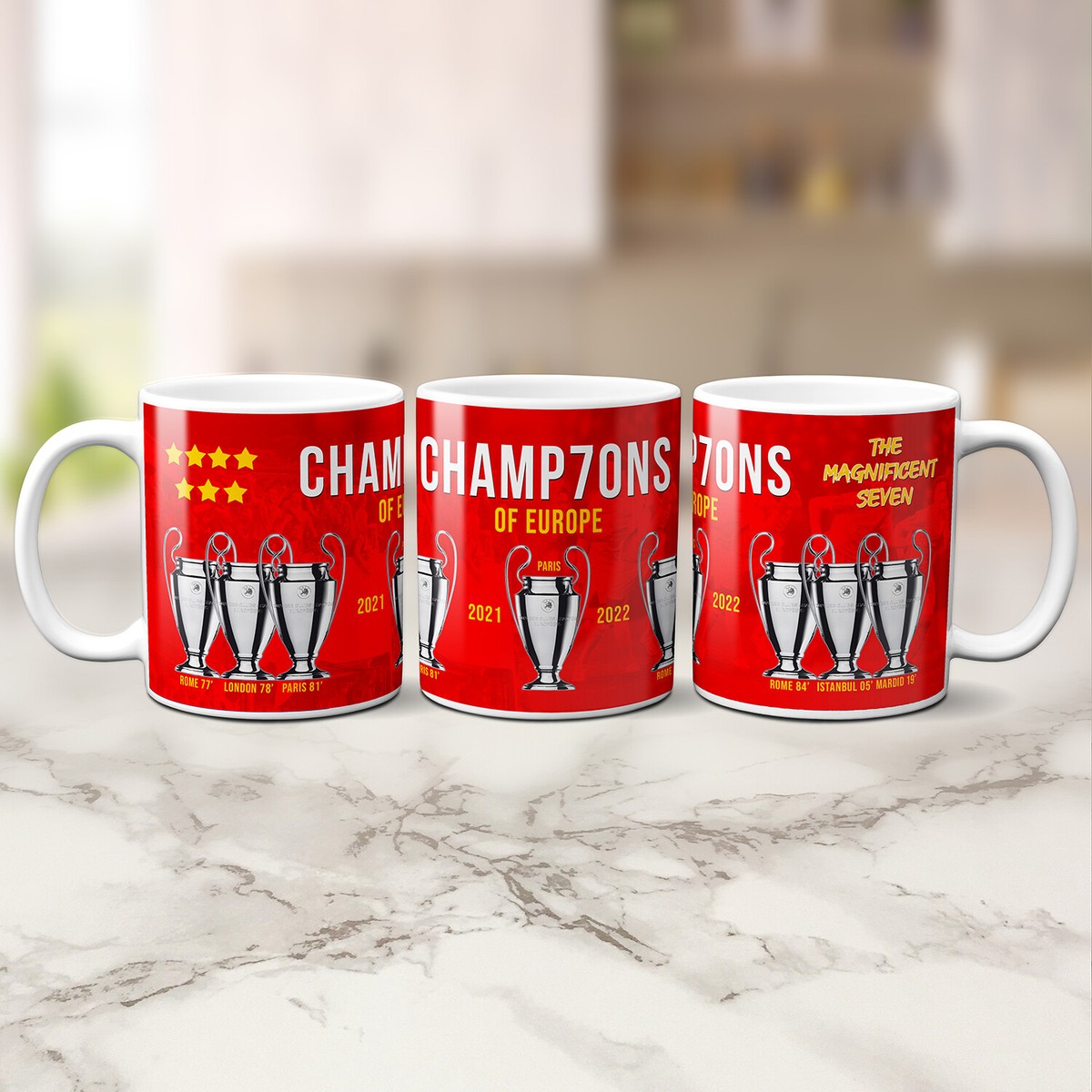 Uefa Champions League Champions 2021 2022 Liverpool Mug Beeteeshop One