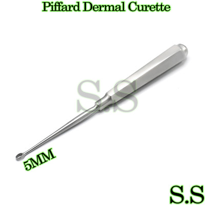 Piffard Dermal Curettes 5MM Oval Shape Cup 6 1/4" Surgical Instruments ...