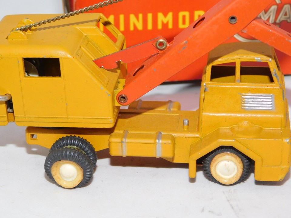 Gama Faun 922 Mobile Bagger Trucks Crane YELLOW & ORANGE VERY RARE | eBay