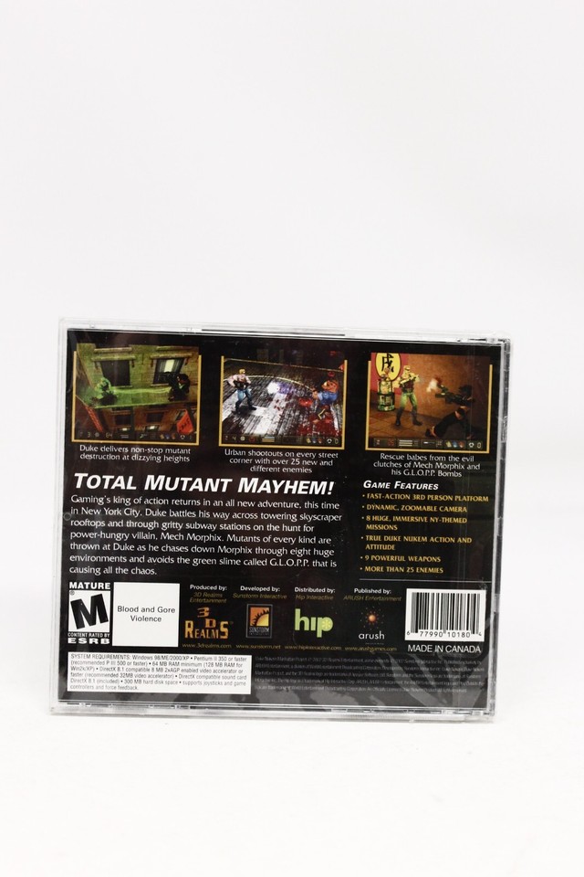 Duke Nukem: Manhattan Project Jewel Case (PC, 2003) - New Sealed - See ...