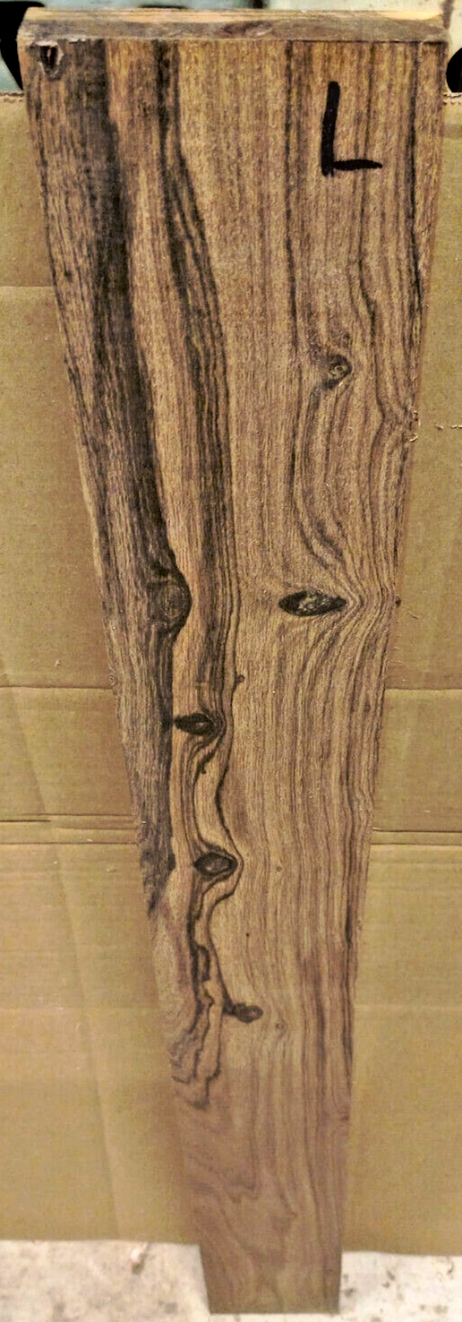 ONE BEAUTIFUL PIECE KILN DRIED S2S BOCOTE LUMBER LONG WOOD ~36" X 4" X ...