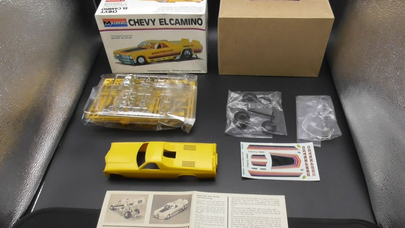 Vintage Monogram Desperado Chevy El Camino Funny Car 1/24 Model Kit ...