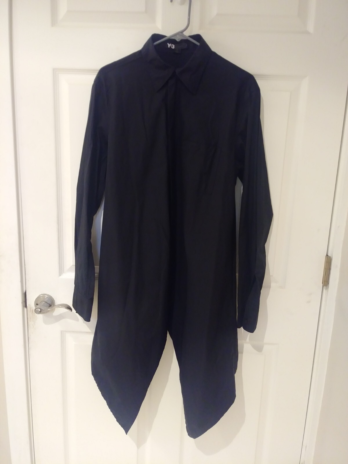 Y-3 Yohji Yamamoto Collar Zip Long Shirt Tunic y3 adidas | eBay