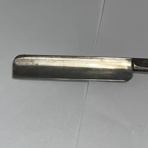 Vintage SPIKE FOLDING Straight Shaving Razor Union Cutlery Olean, NY | eBay