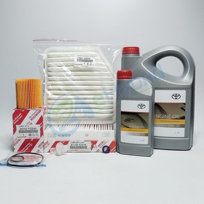 Genuine Toyota Rav4 Service Kit ALA30 Diesel 2005-2012 5W30 Premium Oil ...