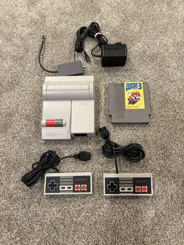 Nintendo NES Top Loader NES-101 Console Tested + Super Mario 3 + 2 ...