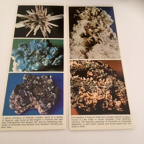 Four AUSTRALIAN GEMSTONES VISCOUNT CIGARETTE CARTON CARDS WB1 | eBay