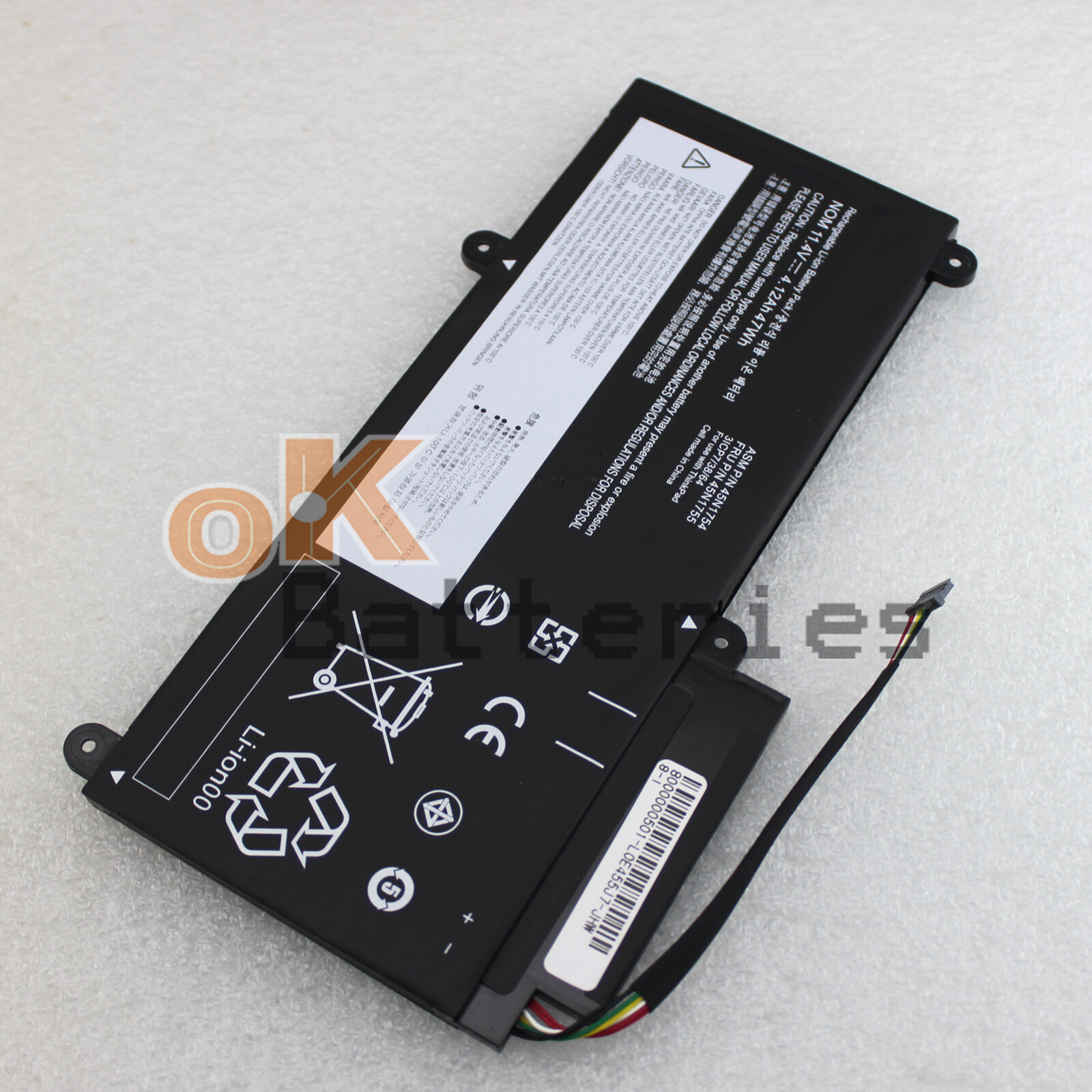 Laptop Battery for Lenovo ThinkPad E450 E450C E455 E460 E460C 45N1752 ...